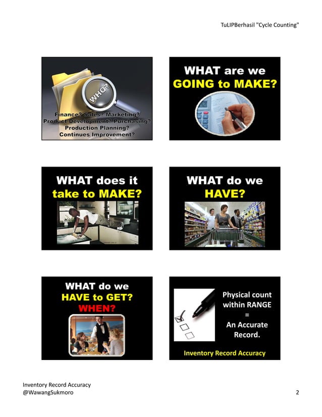 Inventory Record Accuracy | PDF