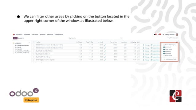 Inventory Reporting in Odoo 17 - Odoo 17 Inventory App | PPTX