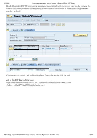 Inventory scrapping and write-off process in Decentral-EWM _ SAP Blogs.pdf