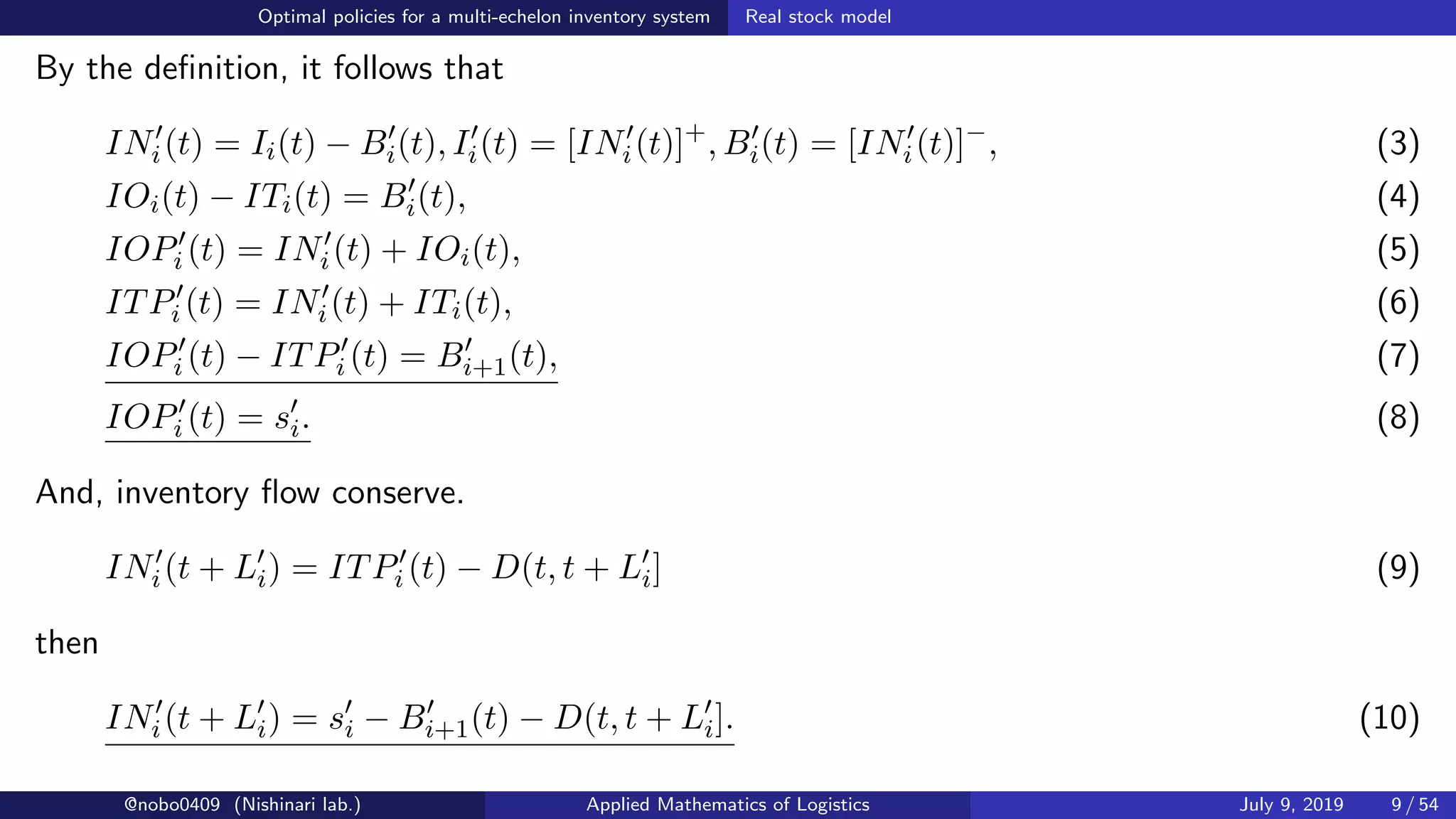 Inventory theory presentation | PPT