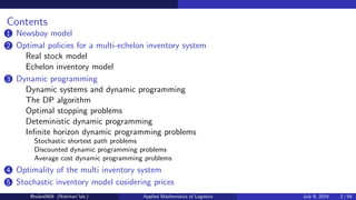 Inventory theory presentation | PDF