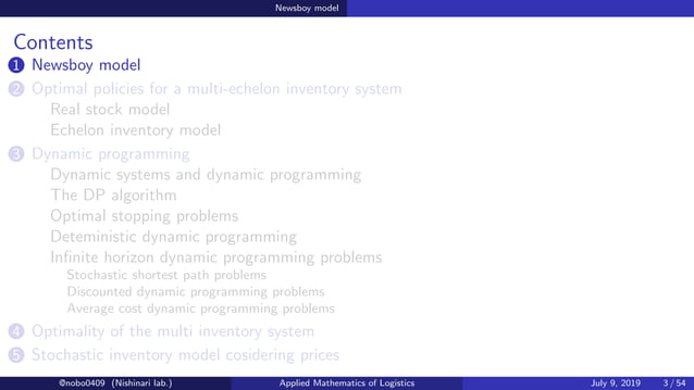 Inventory theory presentation | PPT