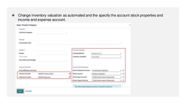 Inventory Valuation Odoo 15 | Odoo 15 Inventory | PPTX