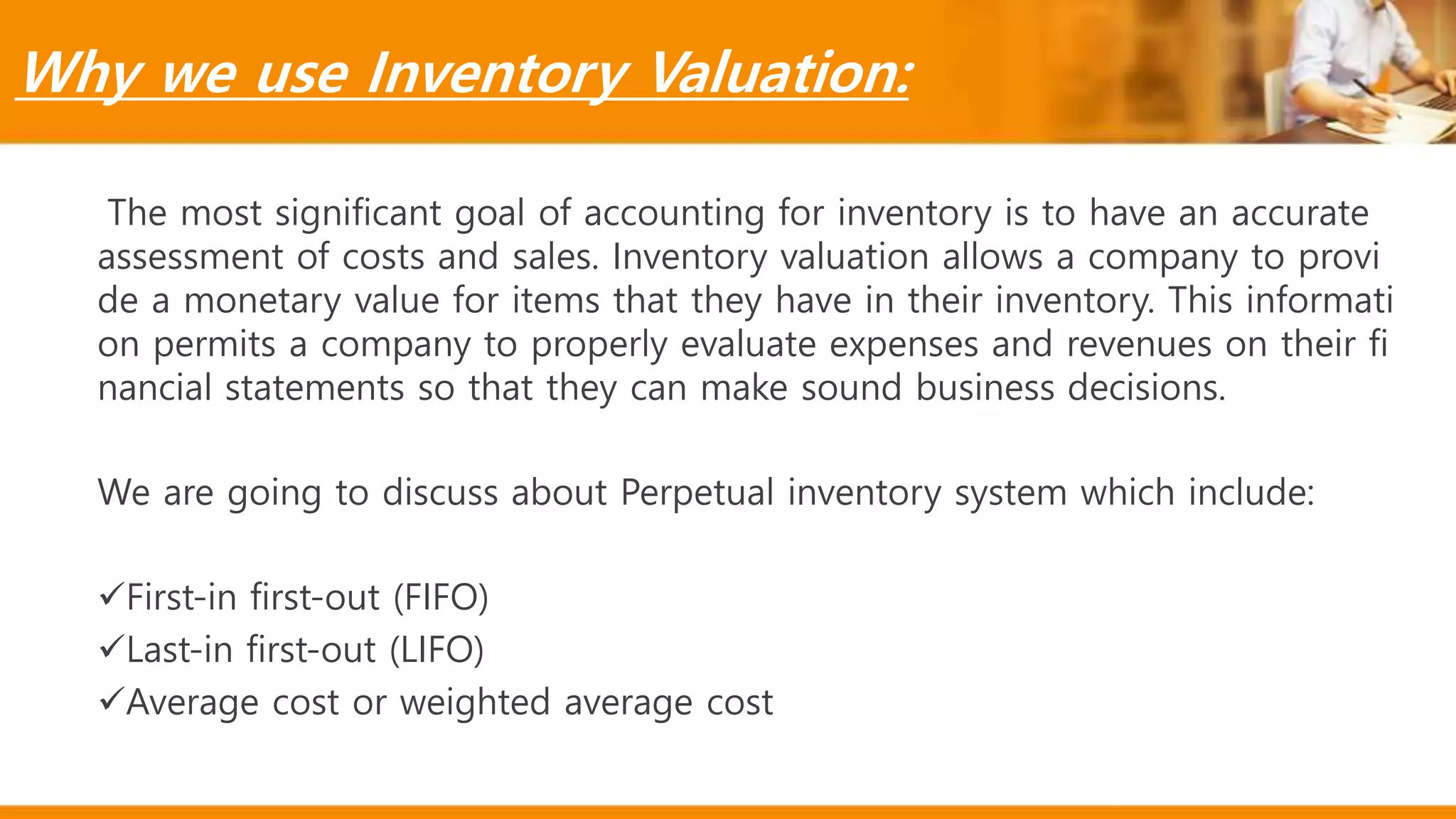 Inventory valuuation | PPT