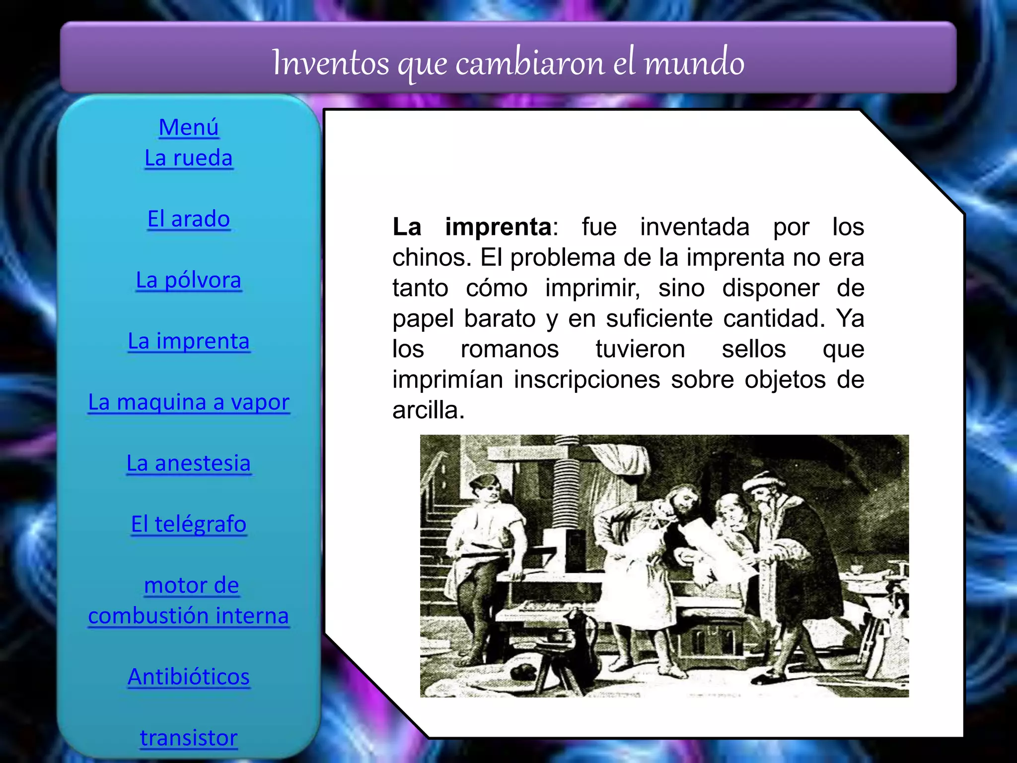 inventos que cambiaron al mundo n°2 | PPT