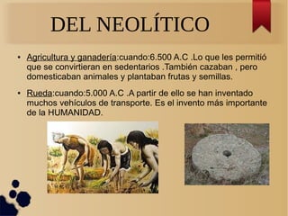 Inventos prehistoria | ODP