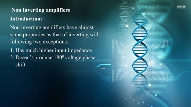 Invering and non inverting amplifiers | PPTX