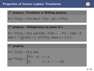 Inverse Laplace Transform | PDF
