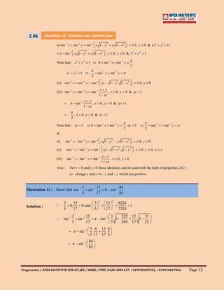 Inverse circular function | PDF