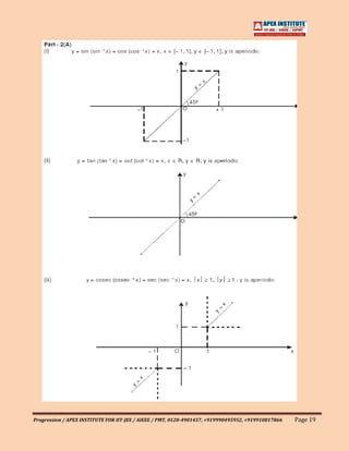 Inverse circular function | PDF