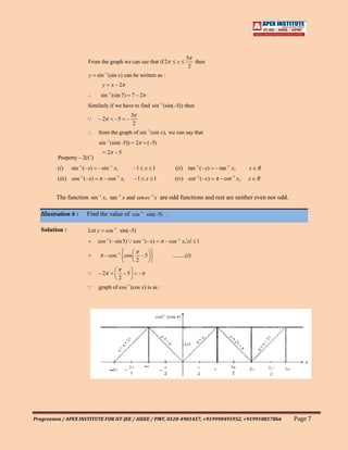 Inverse circular function | PDF | Physics | Science
