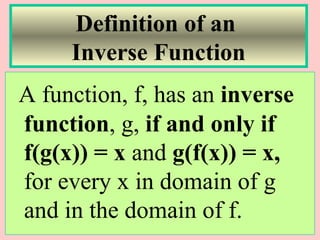 Inverse composite functions | PPT