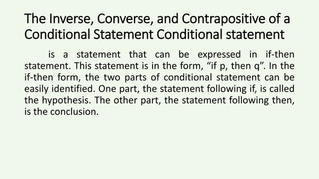 Inverse, Converse and Contrapositive.pptx