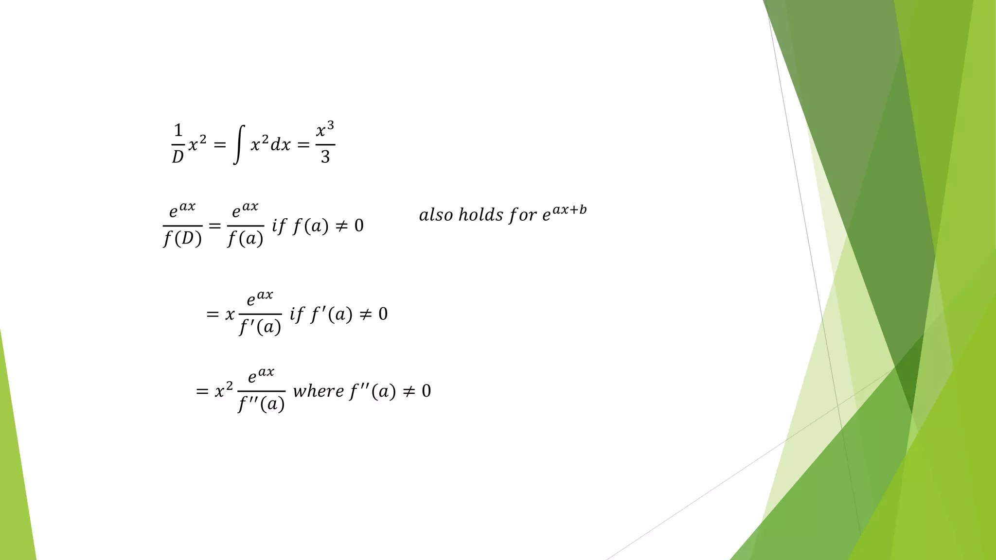 INVERSE DIFFERENTIAL OPERATOR | PPTX