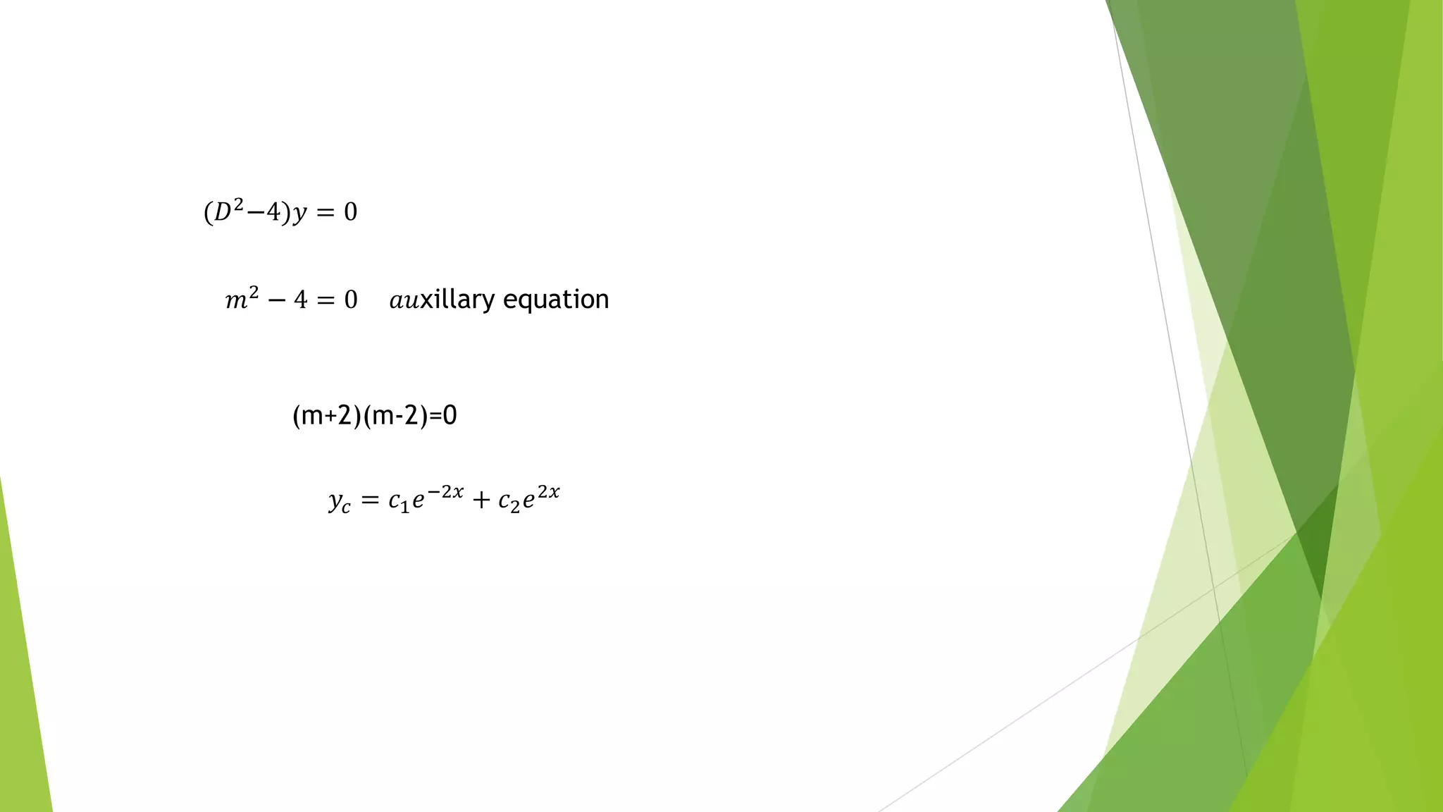 INVERSE DIFFERENTIAL OPERATOR | PPTX