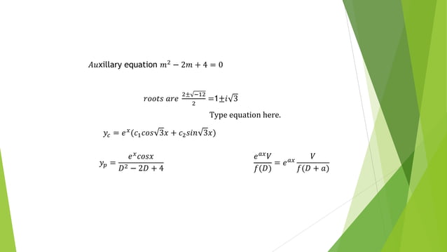 INVERSE DIFFERENTIAL OPERATOR | PPTX | Physics | Science