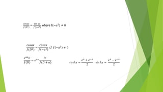 INVERSE DIFFERENTIAL OPERATOR | PPTX