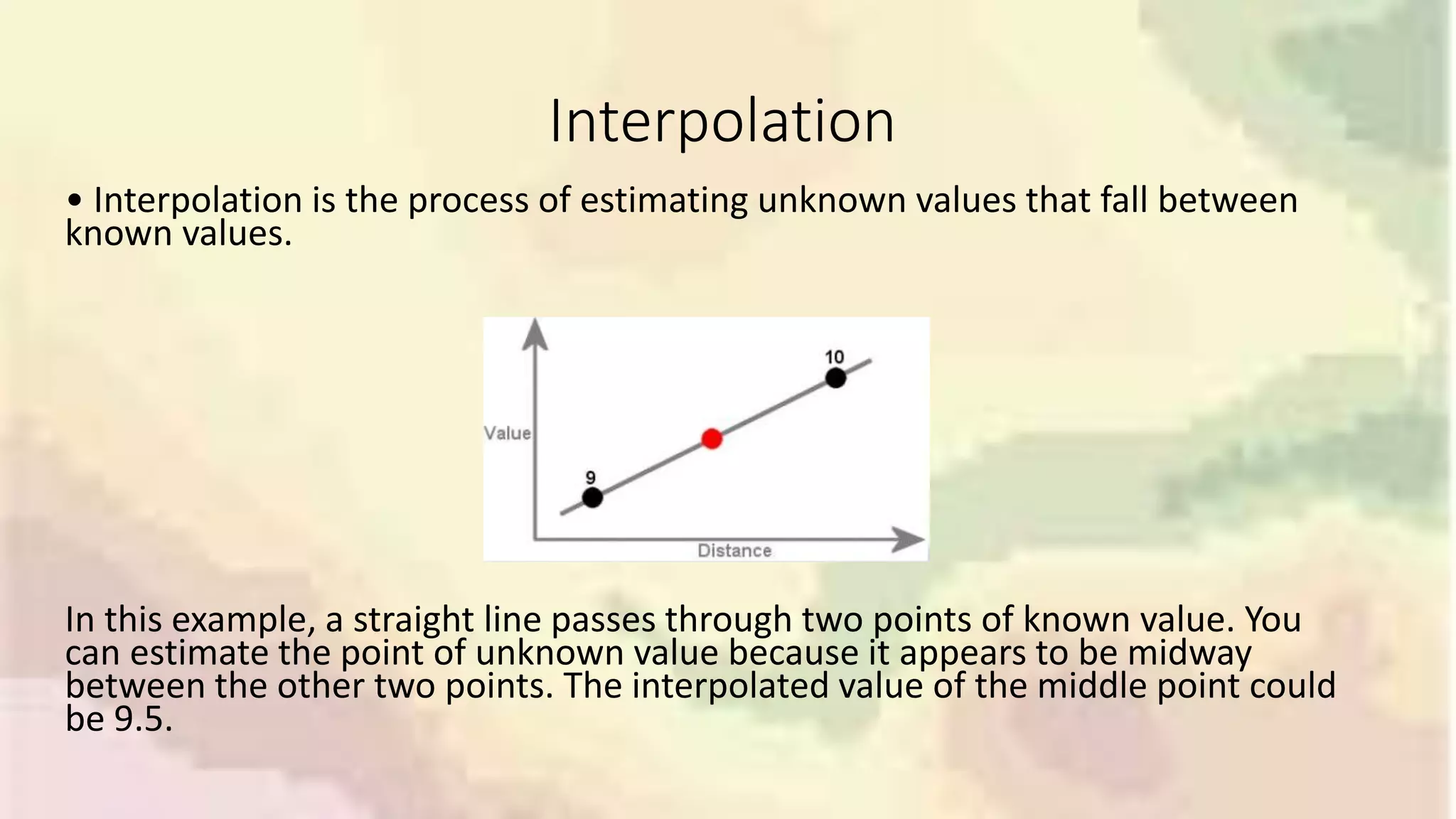 Inverse distance weighting | PPTX