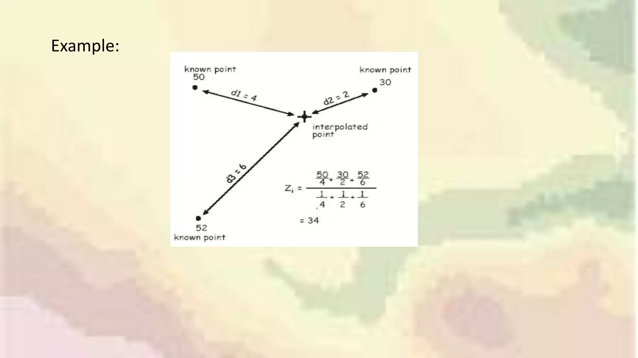 Inverse distance weighting | PPTX