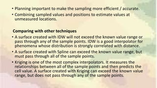Inverse distance weighting | PPTX