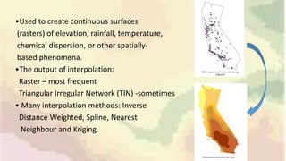 Inverse distance weighting | PPTX