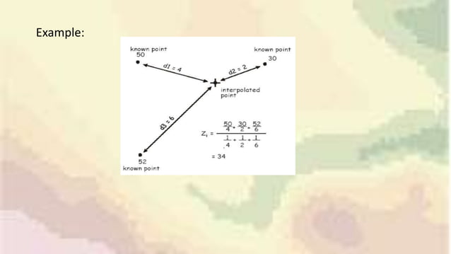 Inverse distance weighting | PPTX