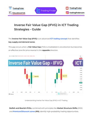 Inverse Fair Value Gap (IFVG) in ICT Trading Strategies - Guide | PDF