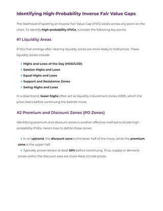 Inverse Fair Value Gap (IFVG) in ICT Trading Strategies - Guide | PDF
