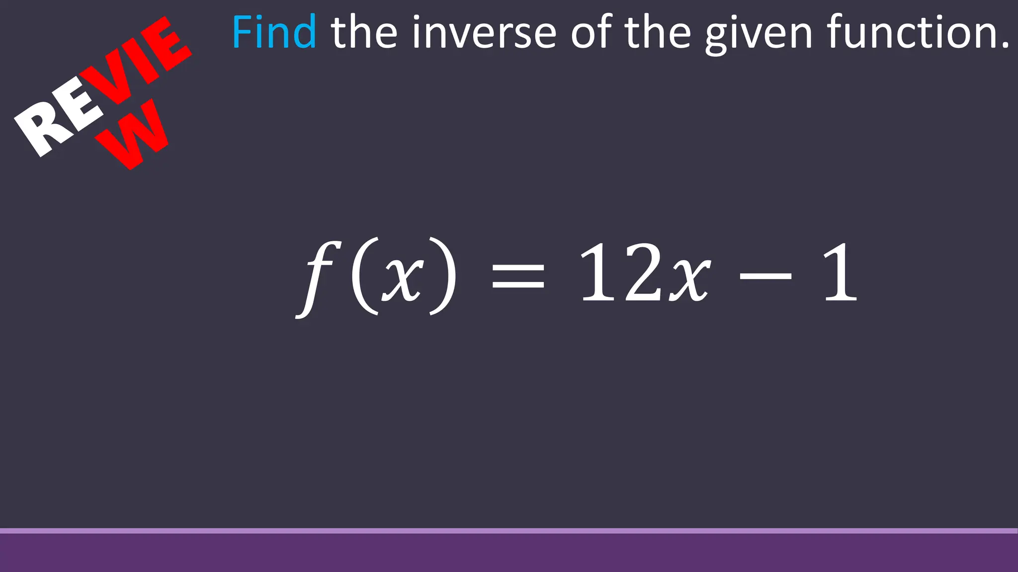 Inverse Function defined with table of values and.pptx