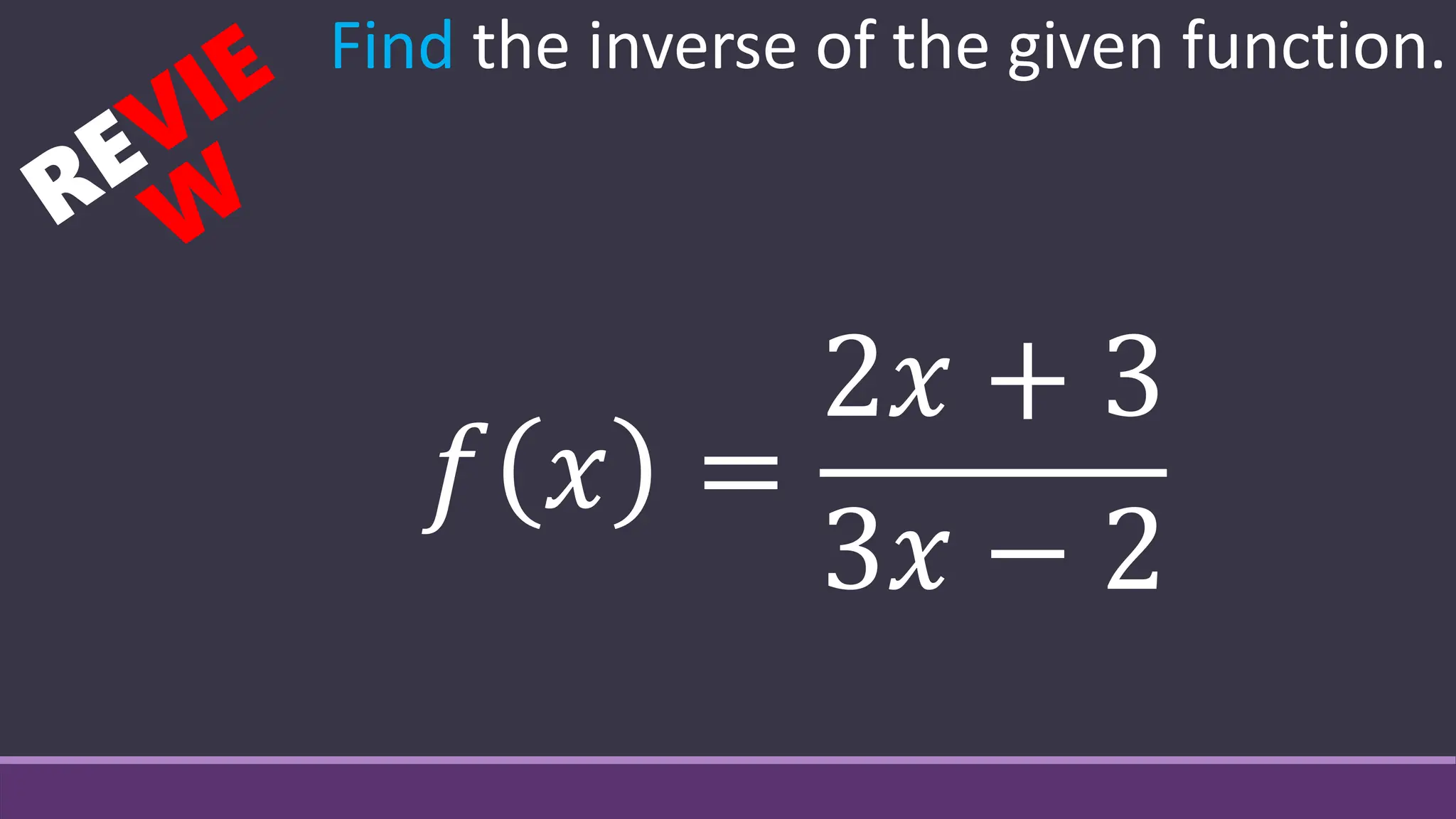 Inverse Function defined with table of values and.pptx