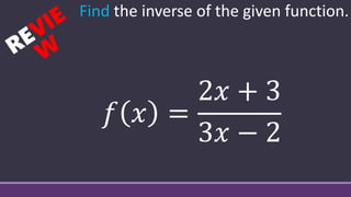 Inverse Function defined with table of values and.pptx