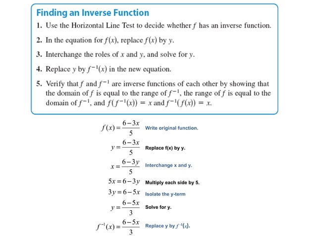 Inverse Functions | PPT