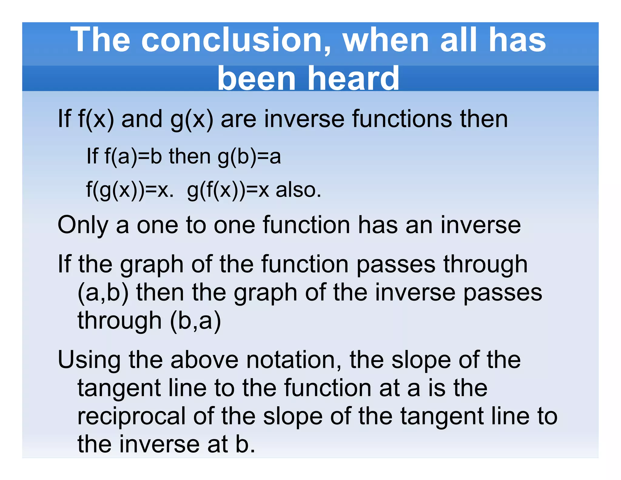 Inverse Functions | PPT