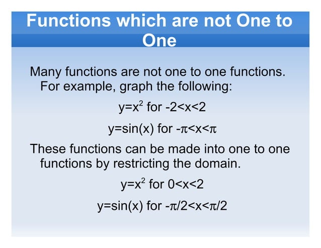 Inverse Functions | PPT