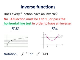 Inverse functions | PPTX