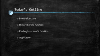 Inverse function | PPTX