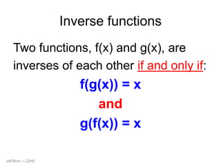 invers function matematika SMA kurikulum merdeka | PPT