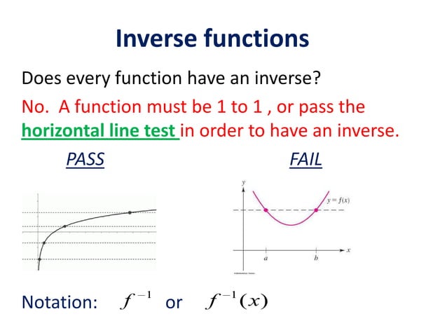 Inverse functions precalc | PPT