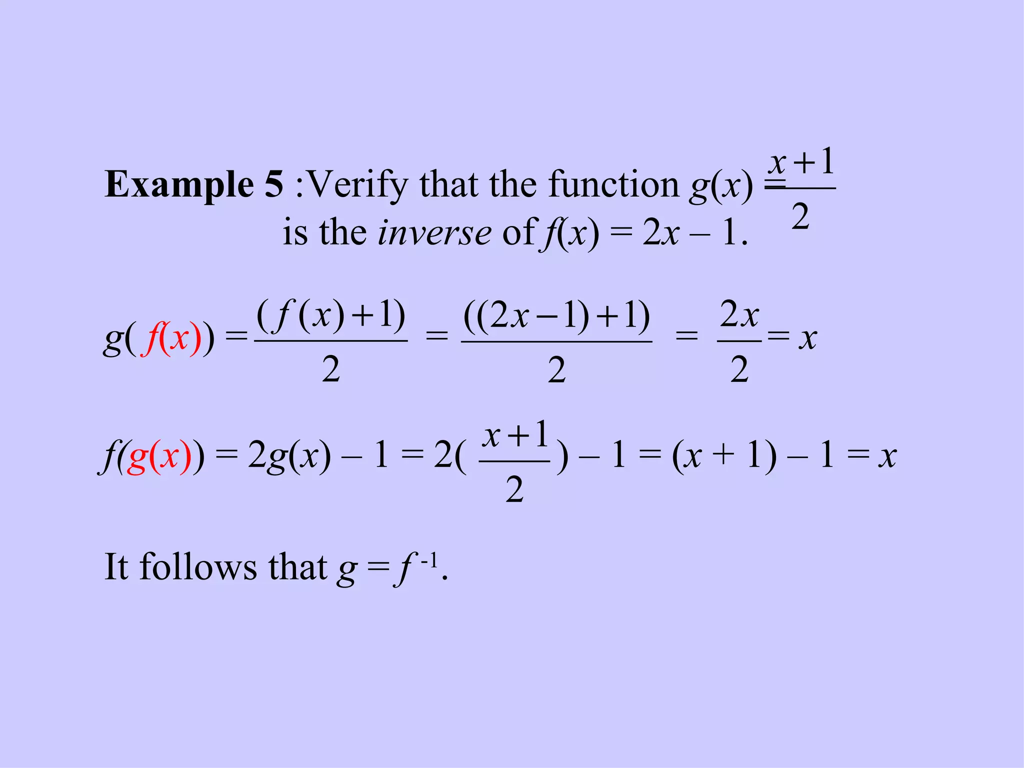 Inverse Functions And Relations Ppt