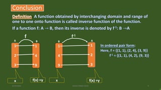 INVERSE FUNCTION | PPT