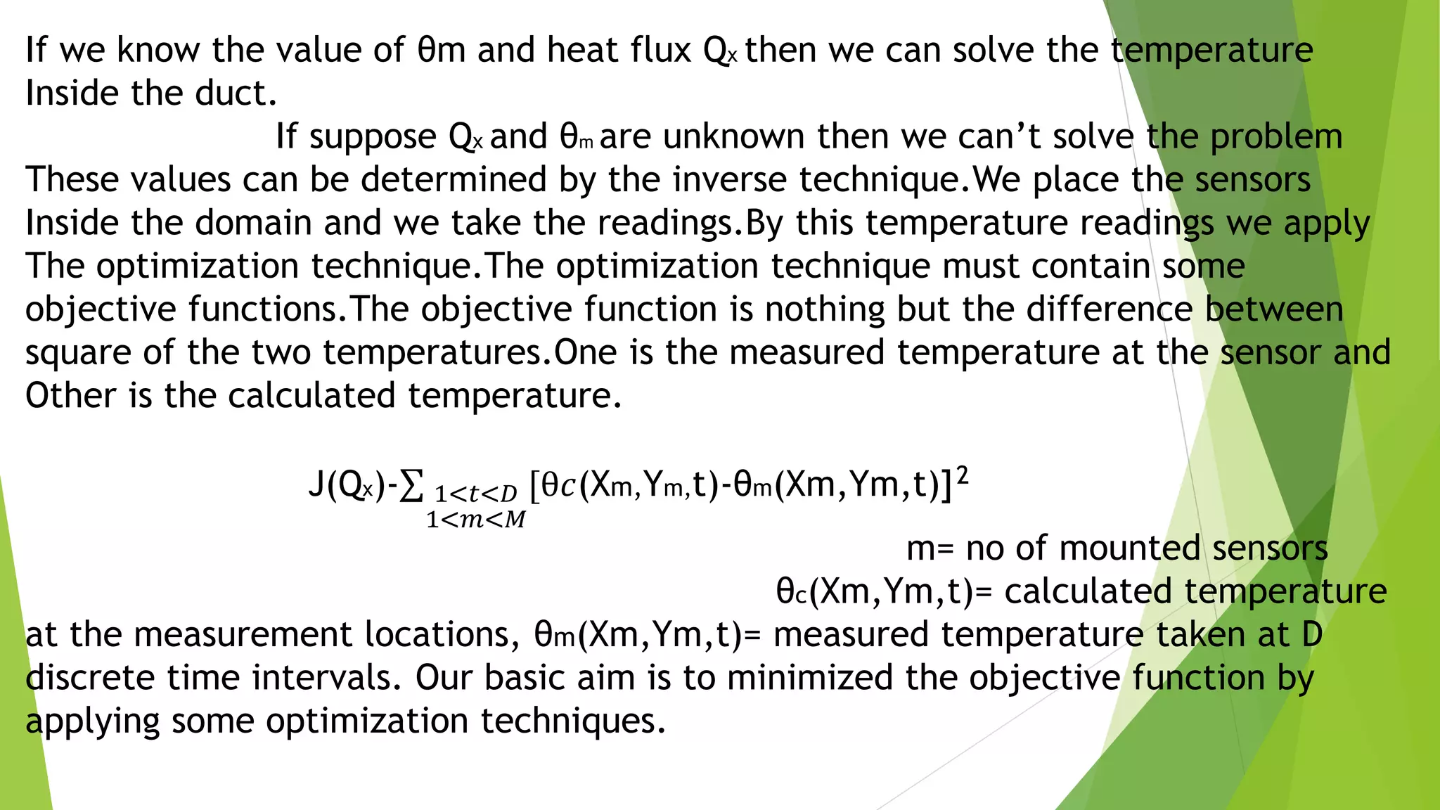 Inverse Heat Conduction Pptx