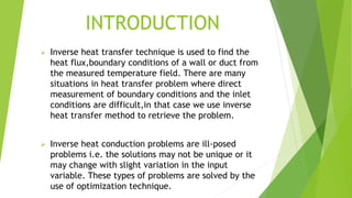 Inverse heat conduction | PPTX