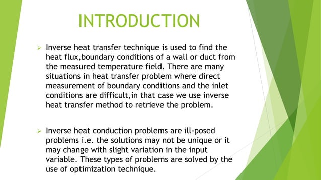 Inverse Heat Conduction Pptx
