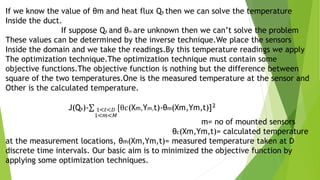 Inverse heat conduction | PPTX