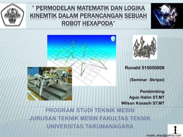 Inverse kinematik animaloid robot | PPTX