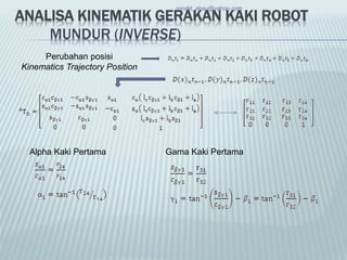 Inverse kinematik animaloid robot | PPTX