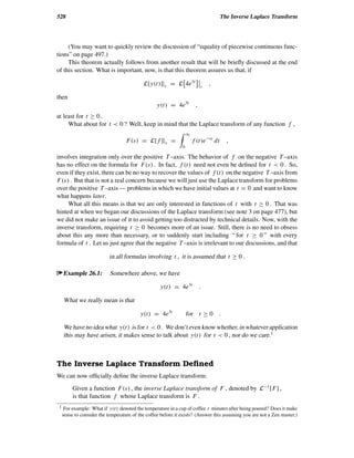 Inverse Laplace Transform | PDF