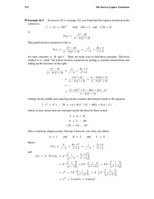 Inverse laplace transform - importfiln