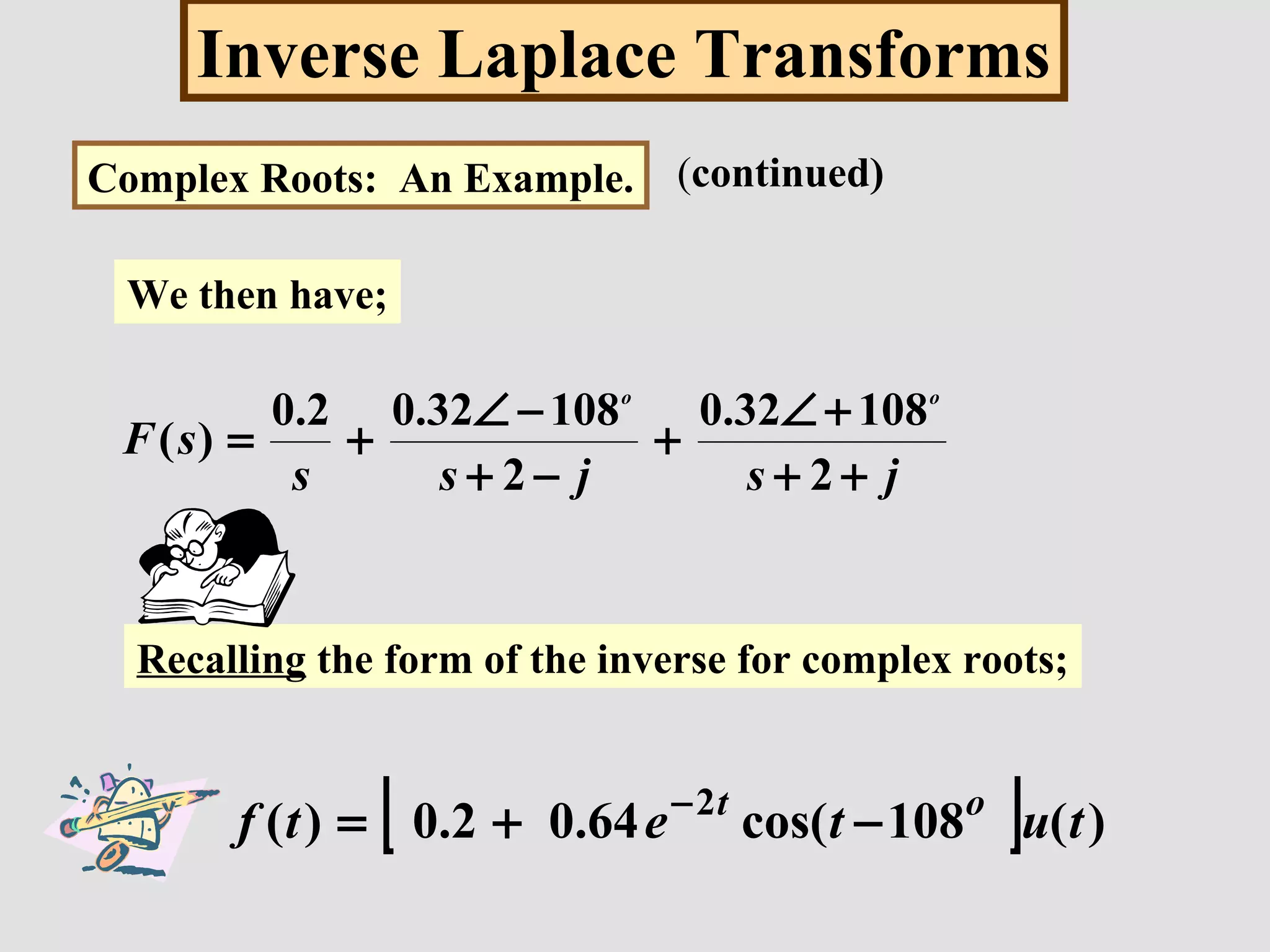 Inverse laplace transforms | PPT