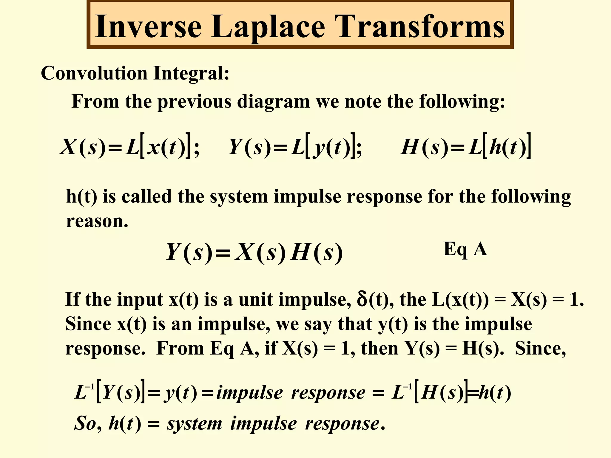 Inverse laplace transforms | PPT